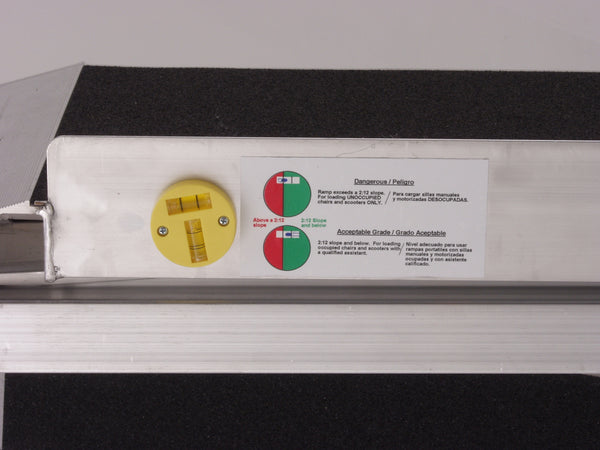 PVI 5' Long Singlefold Wheelchair Ramp | Dambach Ramps - aluminum ramps ...