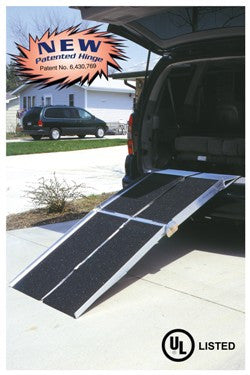 PVI 7 Foot Long, 30 Inch Wide, Multifold SUV Ramp | Dambach Ramps ...