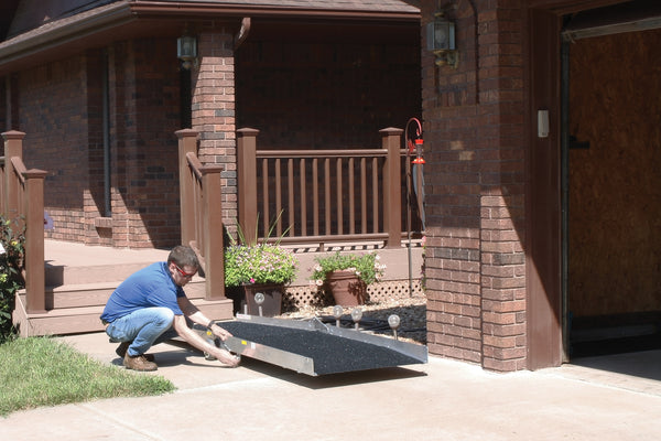 PVI Portable 10 and 12 Foot Long Wheelchair and Scooter Ramp | Dambach ...