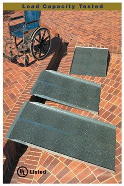 3' Long Solid Wheelchair Ramp | Dambach Ramps - aluminum ramps for all ...
